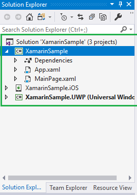 Xamarin.Forms - Add Android Project In An Existing Project